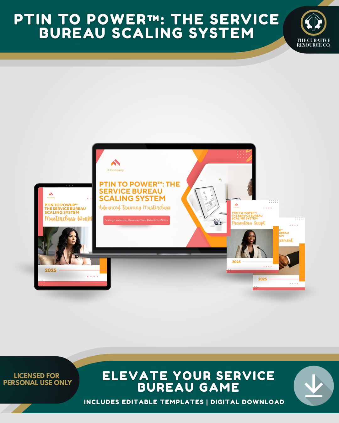 PTIN to Power™: The Service Bureau Scaling System – The Curative ...